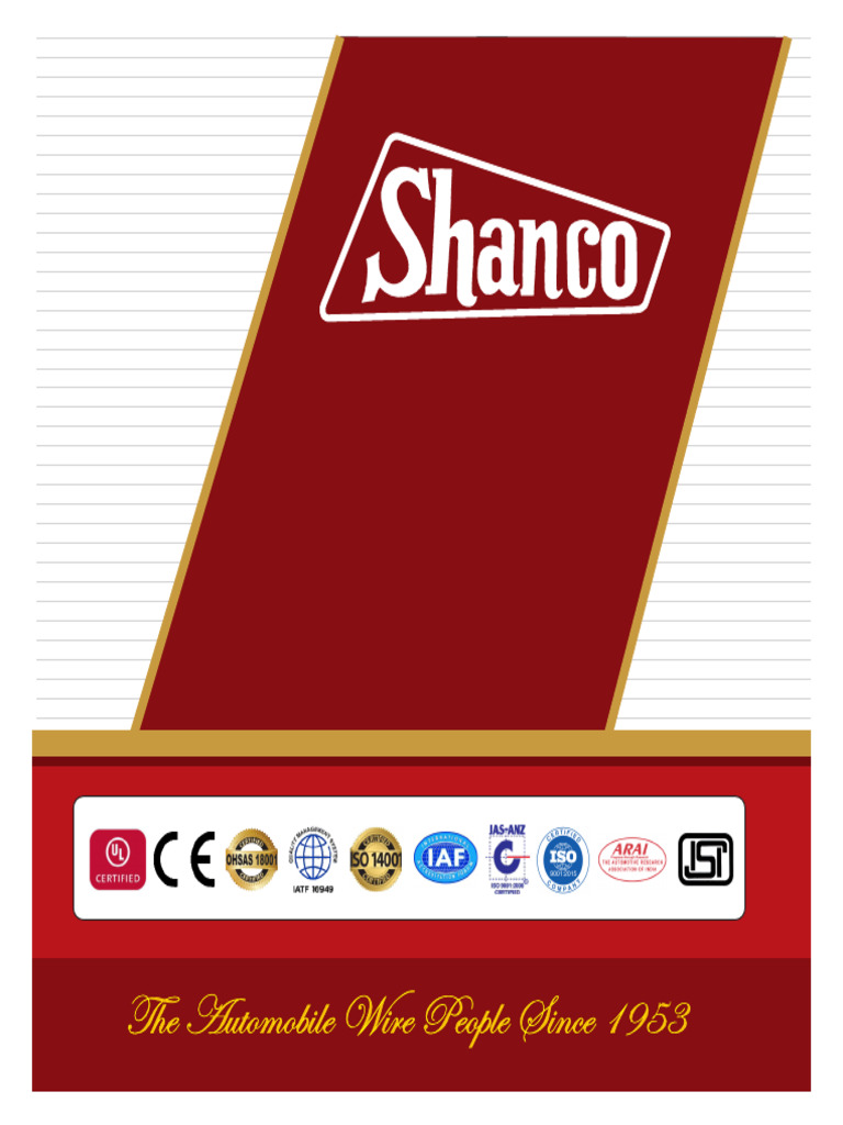 Shanco - Catalogue - Wires & Other Material | PDF