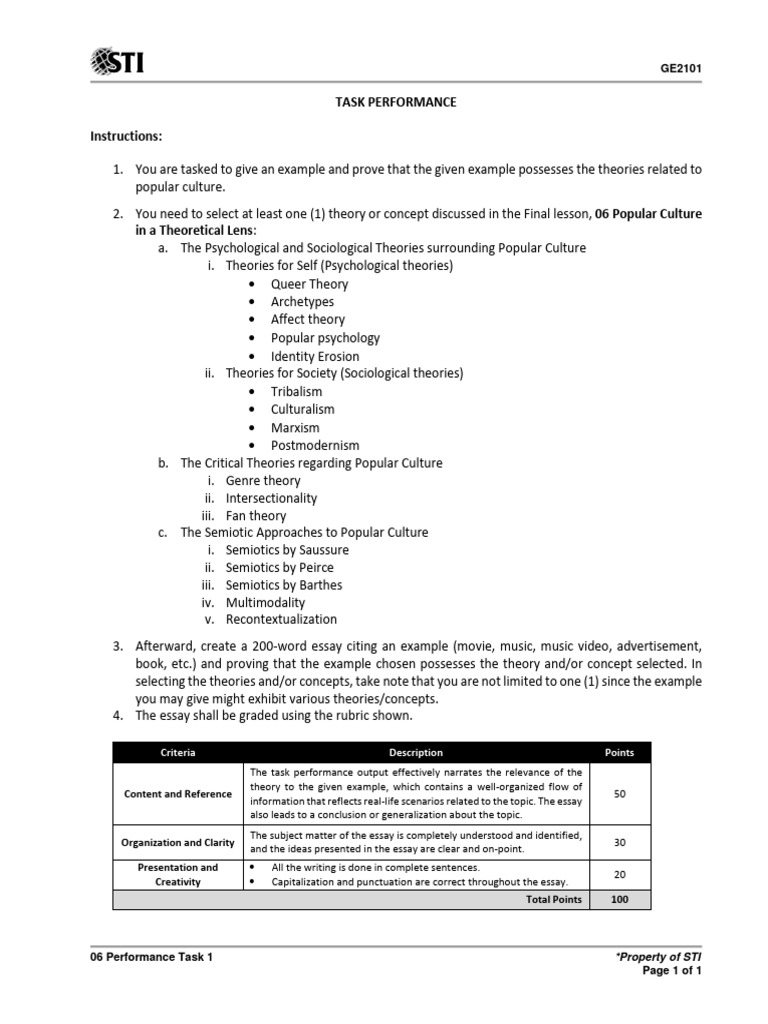 06 Performance Task 1-FINALS-PPC-9 | PDF 06 Performance Task 1-FINALS-PPC-9 | PDF