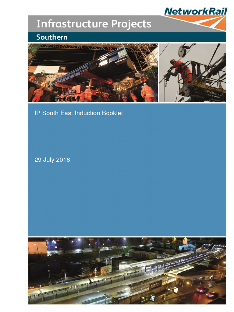 Induction Booklet | PDF | Rail Transport | Infrastructure
