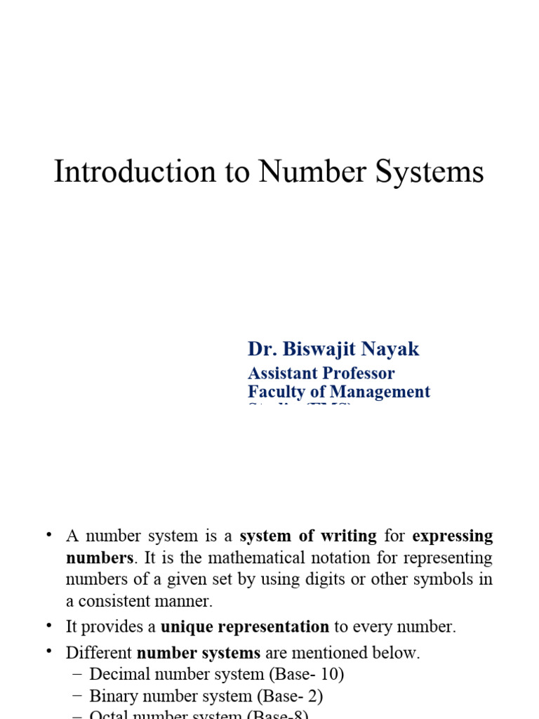 CH 5 - Number System | PDF | Lexicology | Signal Processing