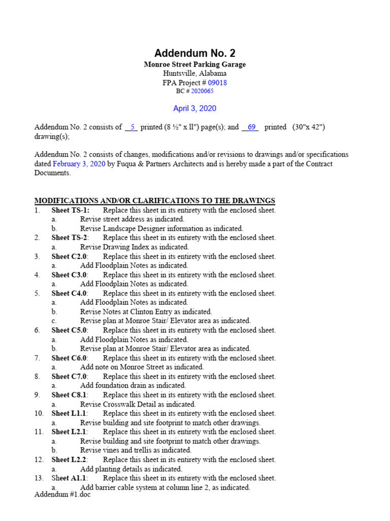 Addendum No. 2: 09018 April 3, 2020 5 69 | PDF