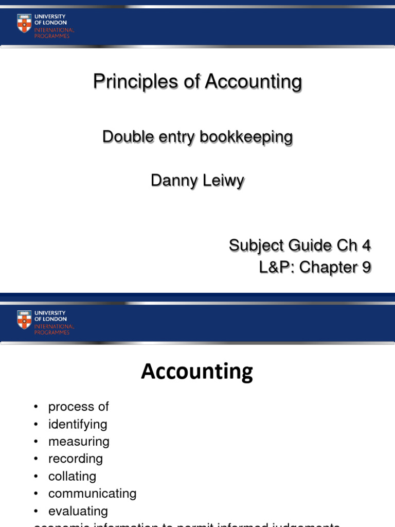 Ch4 Double Entry | Download Free PDF | Debits And Credits | Value Added Tax