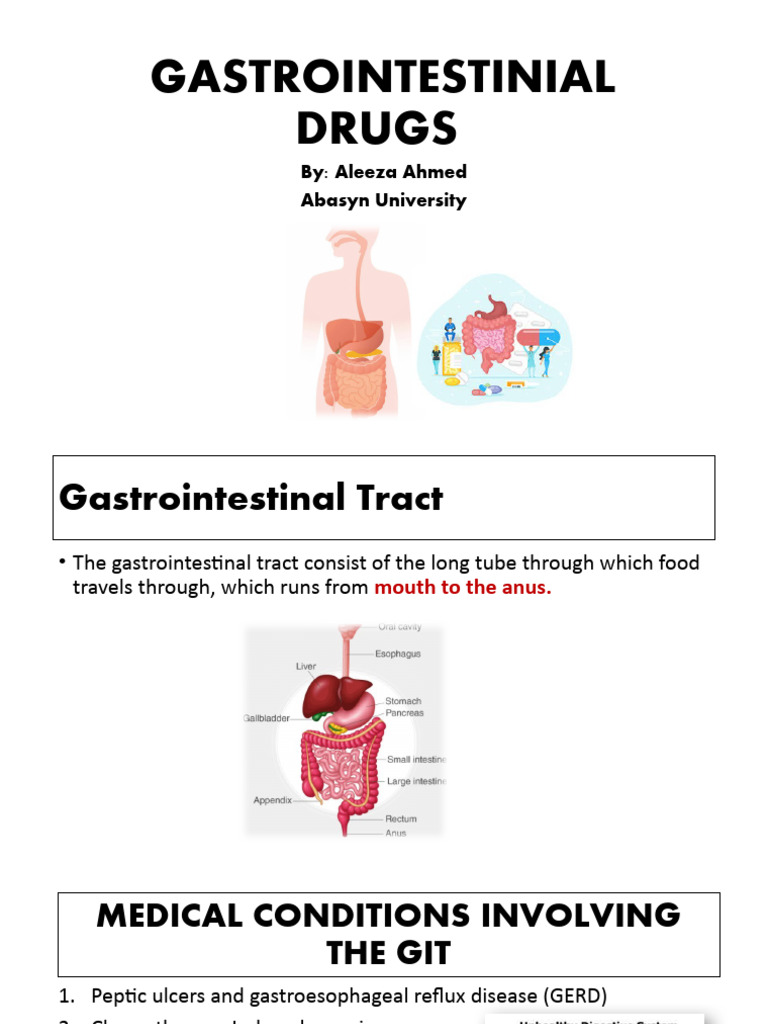 Lec 2 - GIT Drugs | Download Free PDF | Vomiting | Irritable Bowel Syndrome