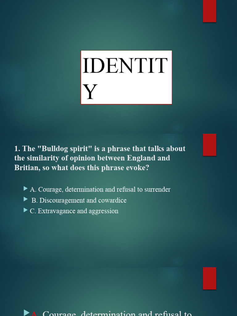 Identity | PDF | United Kingdom | Scotland