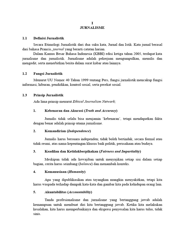 Modul Jurnalisme | PDF