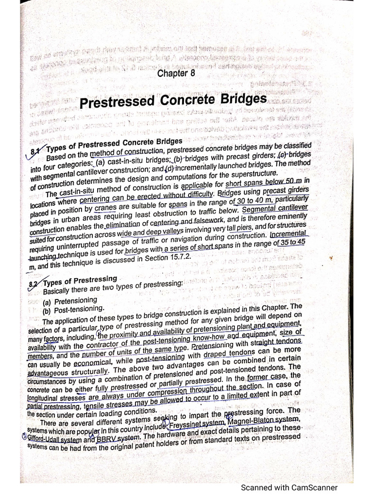 Analysis and Design of Bridge Class Notes Civil Engineering | PDF