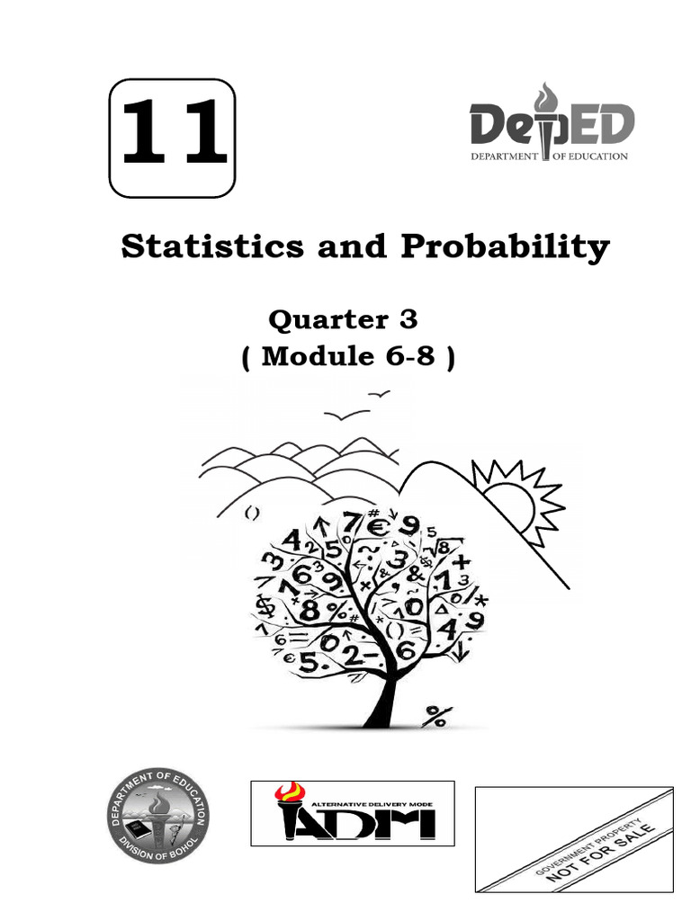 Stat - Prob 11 - Q3 - SLM - WK6-8 | PDF | Normal Distribution | Standard Deviation