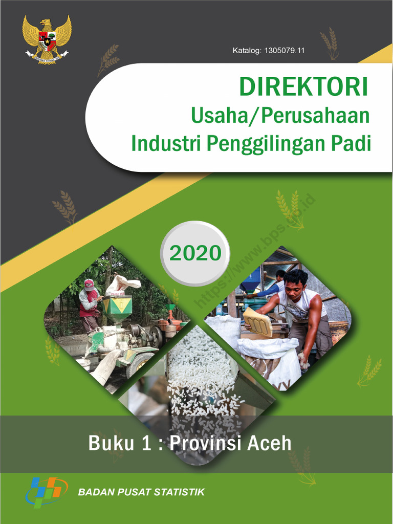 Direktori Usaha - Perusahaan Industri Penggilingan Padi 2020 Buku 1 - Provinsi Aceh | PDF