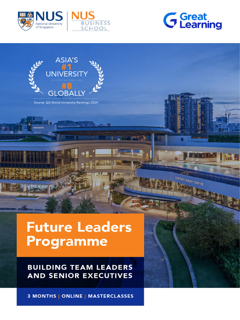 Nus Future Leaders Program | PDF | Leadership | Educational Technology