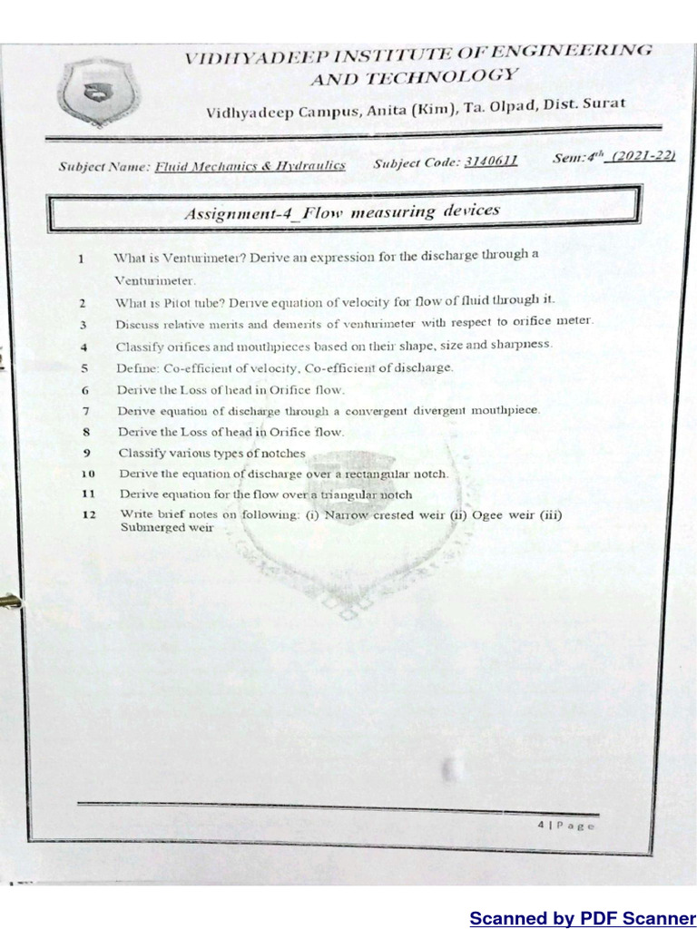 FMH Assignment 4&5 | PDF