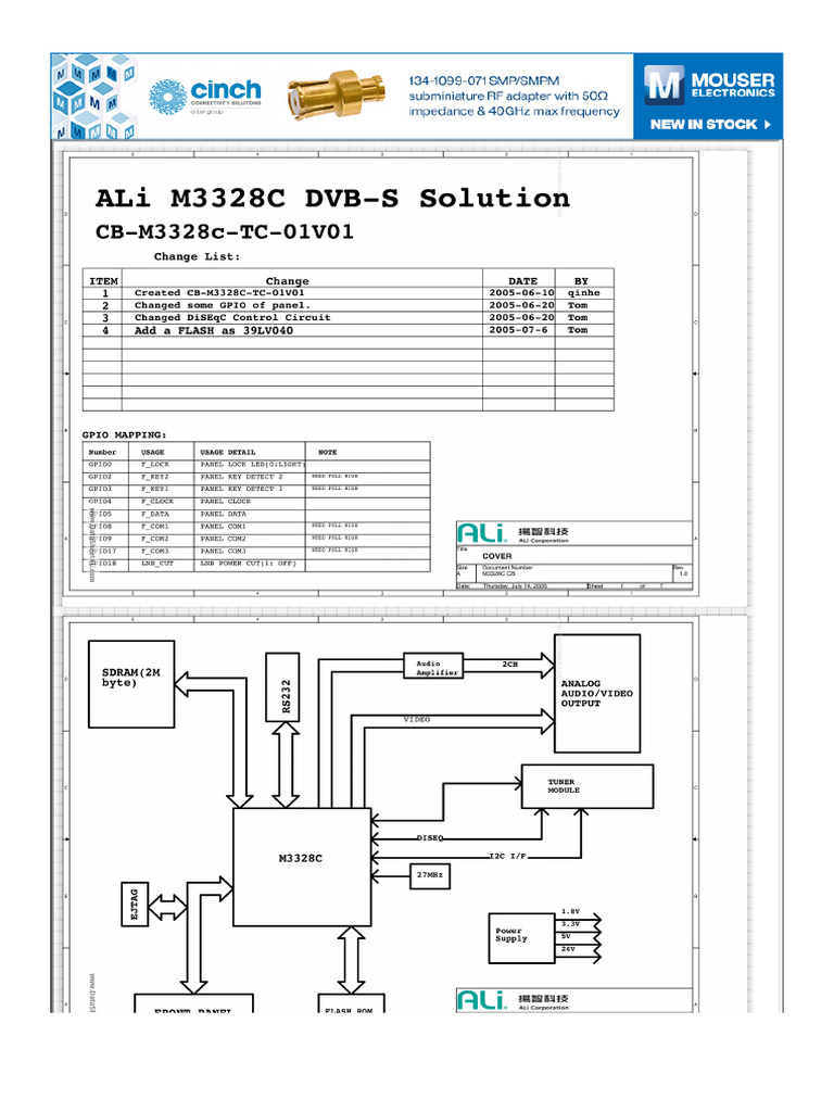 M3328c Datasheet | PDF