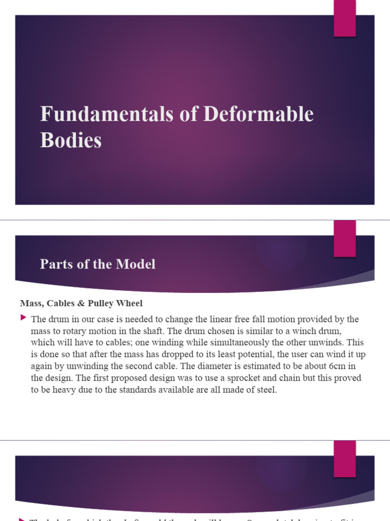 Fundamentals of Deformable Bodies | PDF | Gear | Electric Motor