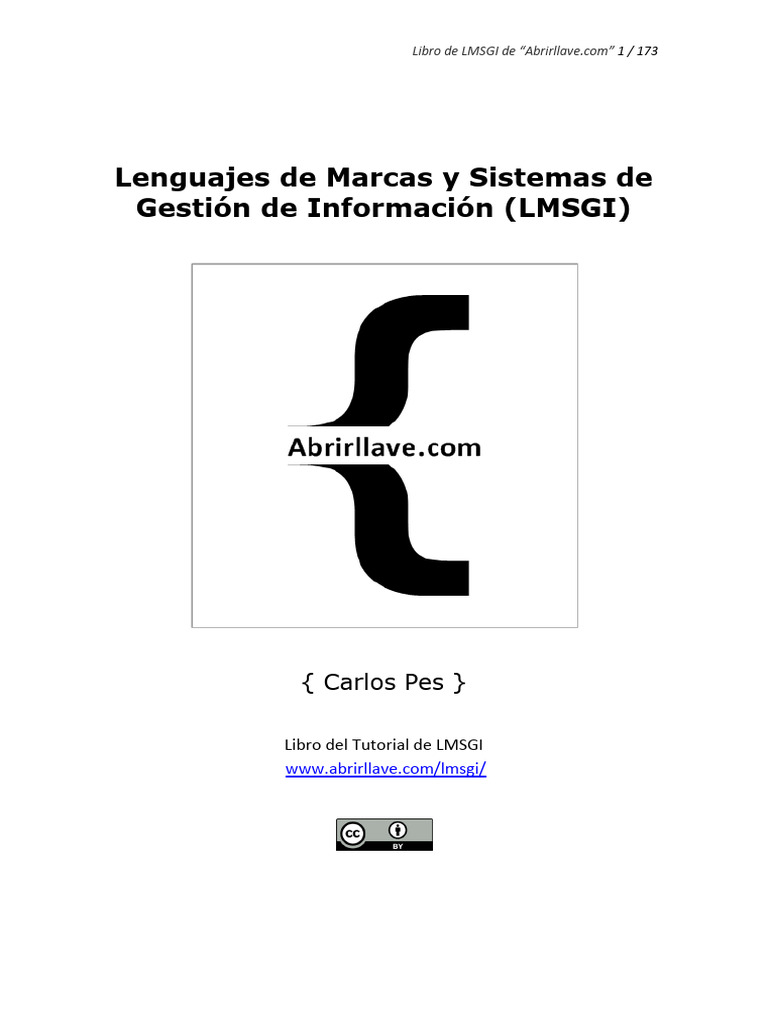 Libro de Lenguajes de Marcas y Sistemas | PDF | Xml | HTML