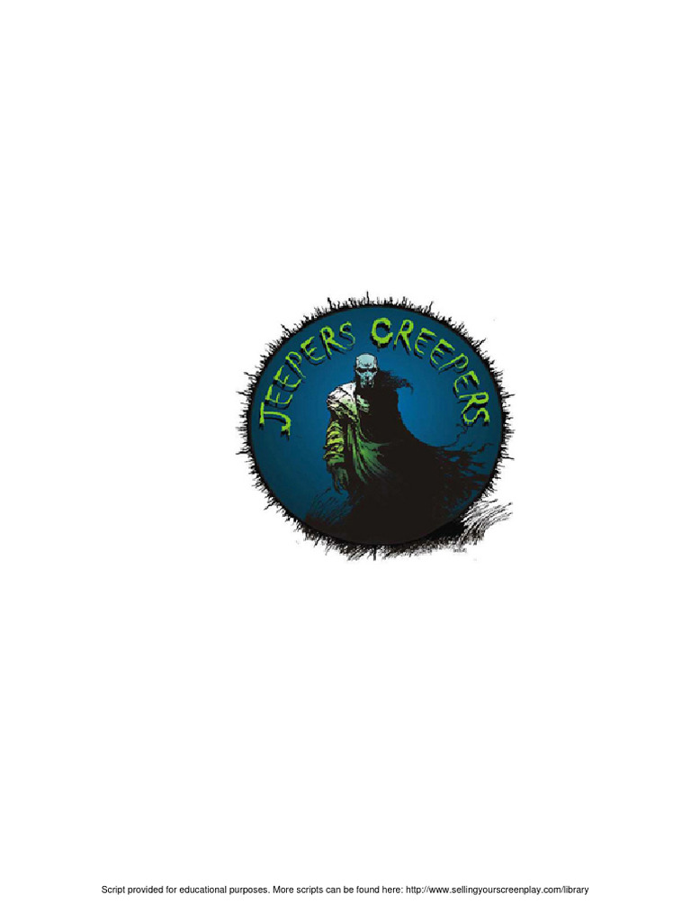 Jeepers Creepers Script Analysis | PDF