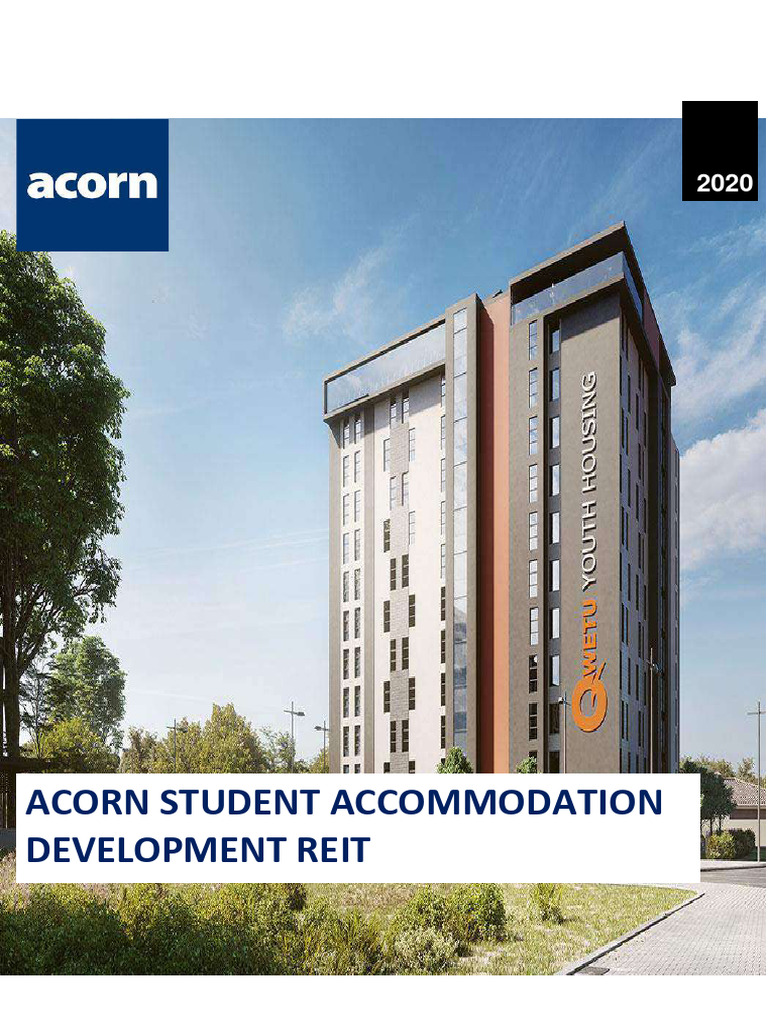 Acorn Student Accommodation REIT Offering | PDF | Securities (Finance ...