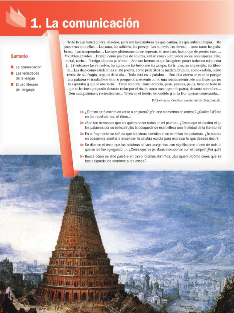 Tema 1. Lengua | PDF