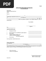 Gratuity Application Form-I | PDF
