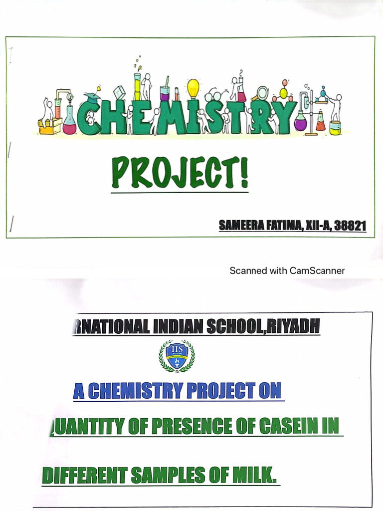 Sample Project - Chemistry | PDF