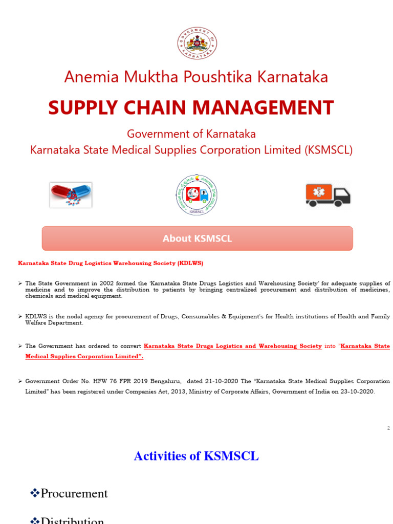 AMPK-KSMSCL AMB Supply Chain MGTT Training | PDF
