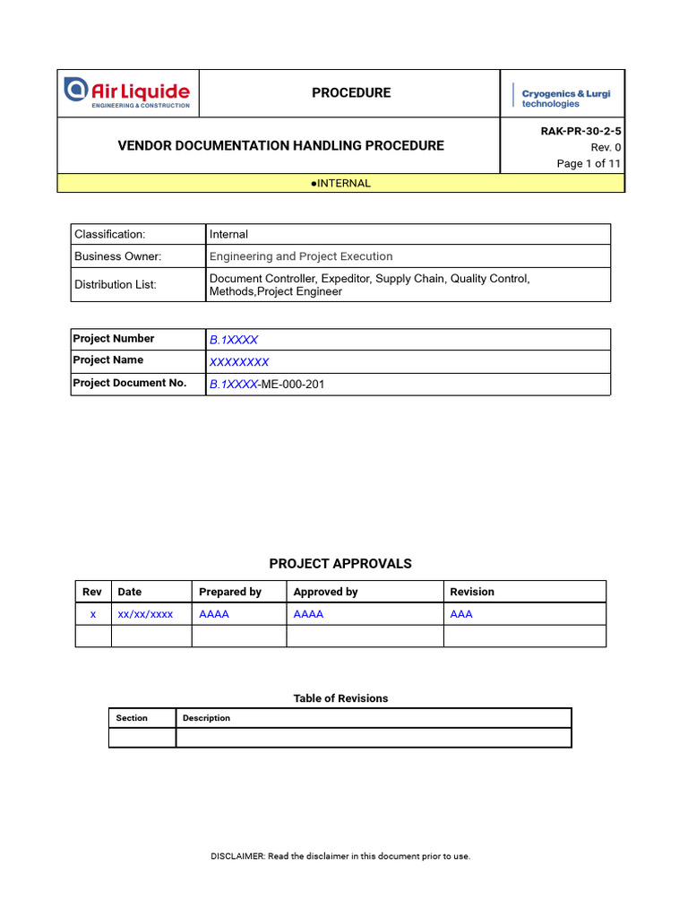 RAK-PR-30-2-5 - 0 - en - I Vendor Documentation Handling Procedure ...