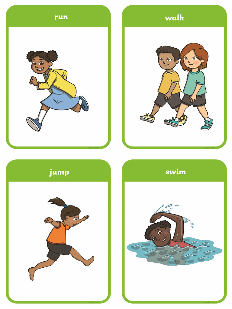 T L 5087d Simple Action Charades Cards Editable Version Ver 1 | PDF ...