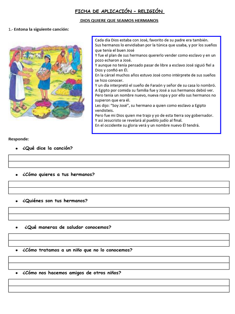 Ficha de Religión | PDF