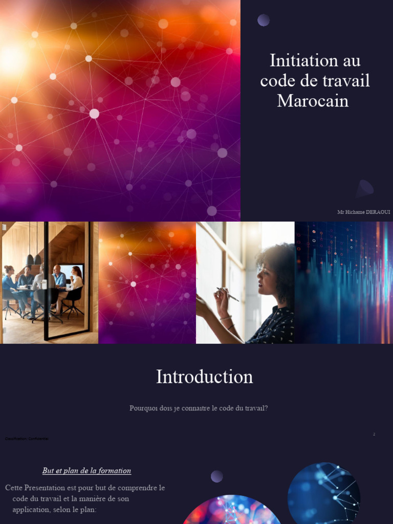 Initiation Au Code de Travail Marocain | PDF | Économie | Droit des affaires