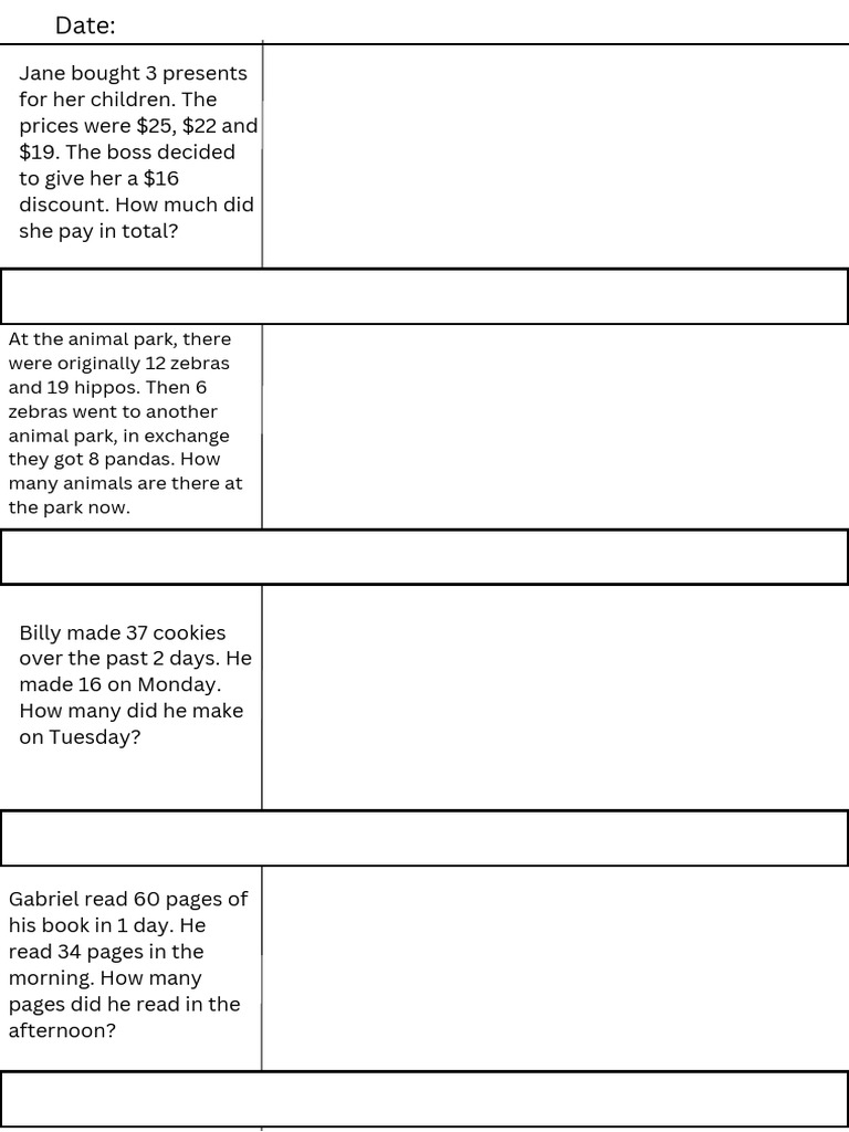 Math Worksheet 1 | PDF | Cuisine | Foods