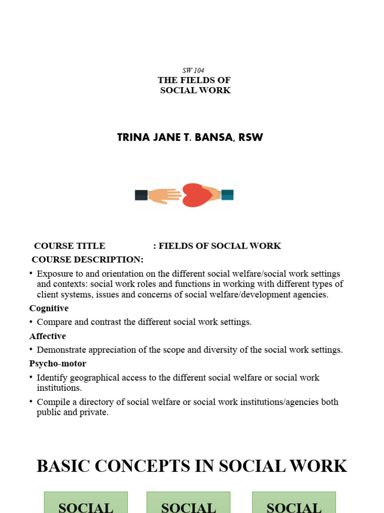Overview of Social Work Fields and Ethics | PDF | Social Work | Human Rights