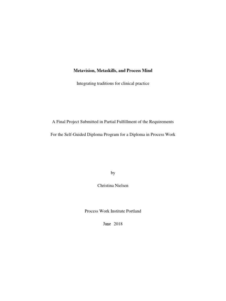 Metavision: Integrating Healing Paradigms | PDF | Mind | Psychotherapy