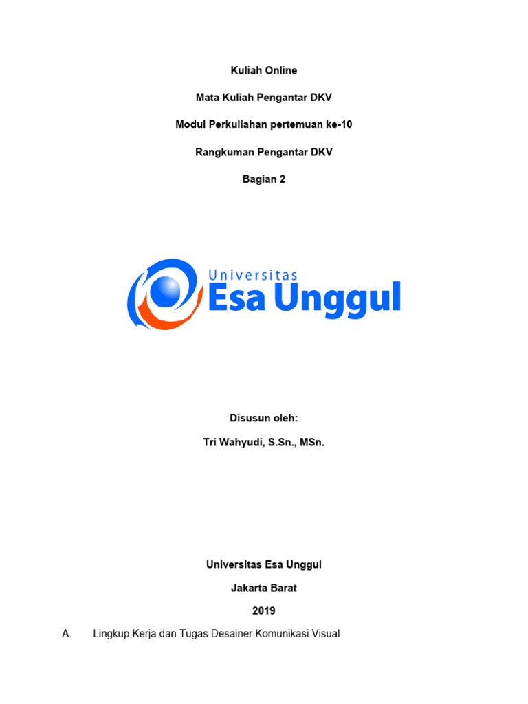 Rangkuman Pengantar DKV 2 | PDF