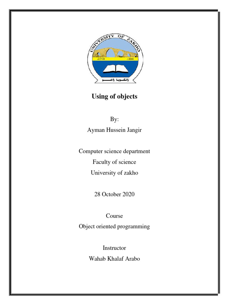 Ayman Oop Download Free Pdf String Computer Science Object