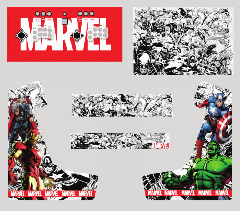 Adesivo Marvel | PDF