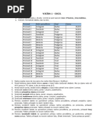 Zadaci Za Vježbu Excel | PDF