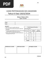 Contoh Soalan UASA BM T3 | PDF