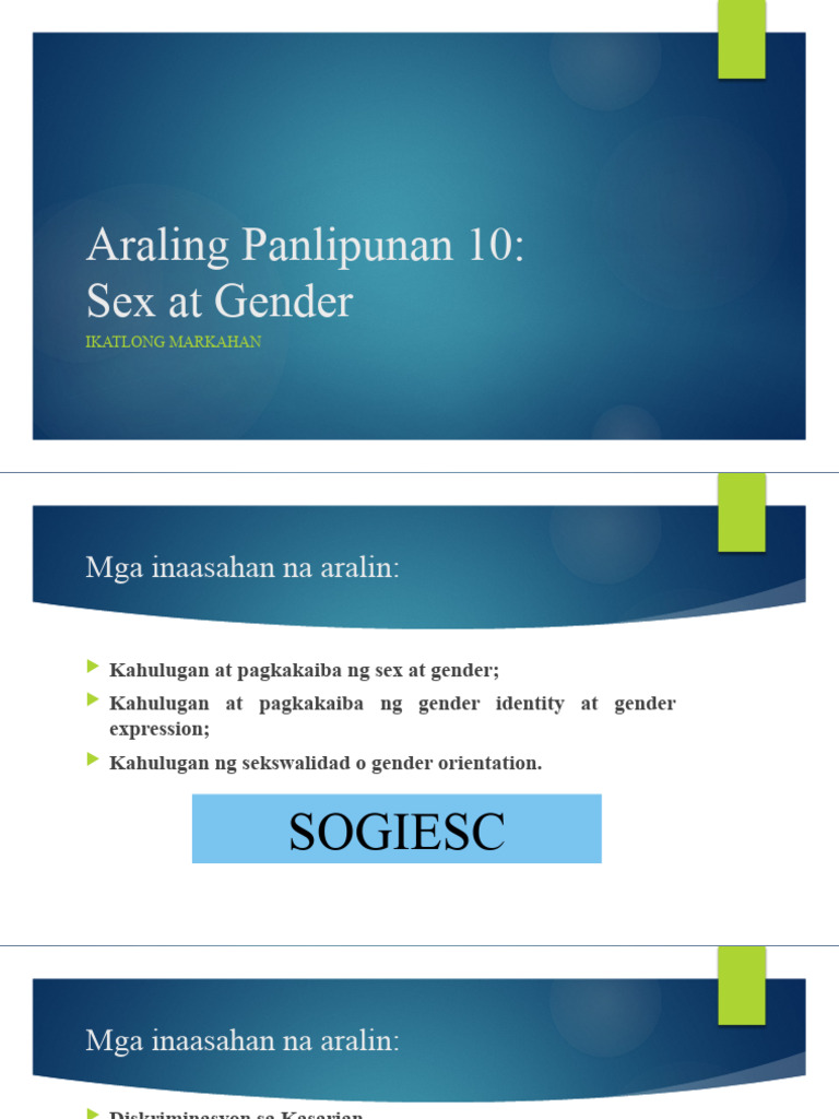 Understanding Sex and Gender Concepts | PDF | Gender Studies | Gender