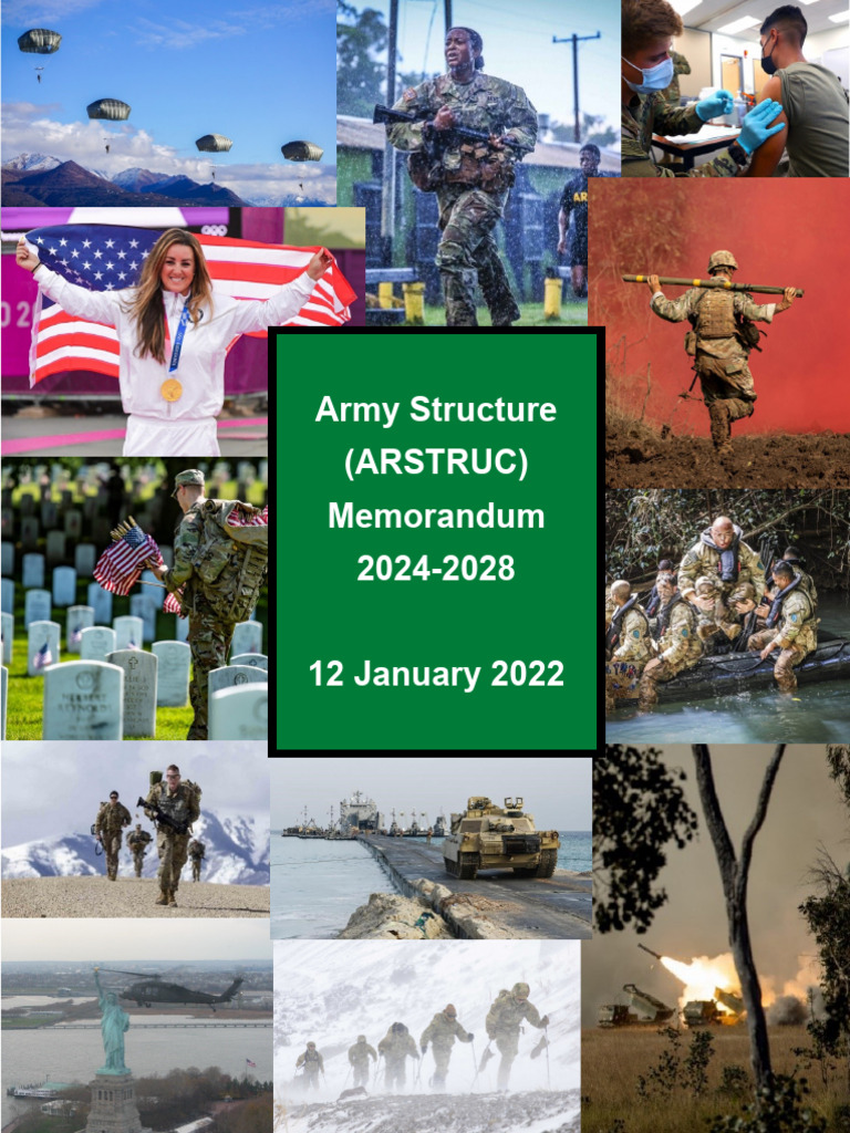 ARSTRUC 24-28 Final Signed EXSUM | PDF | United States Army | Military ...