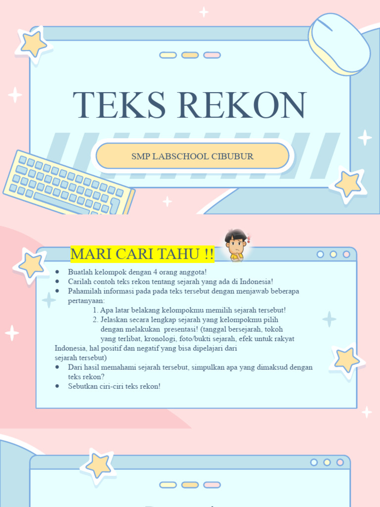 Memahami Ciri Teks Rekon | PDF