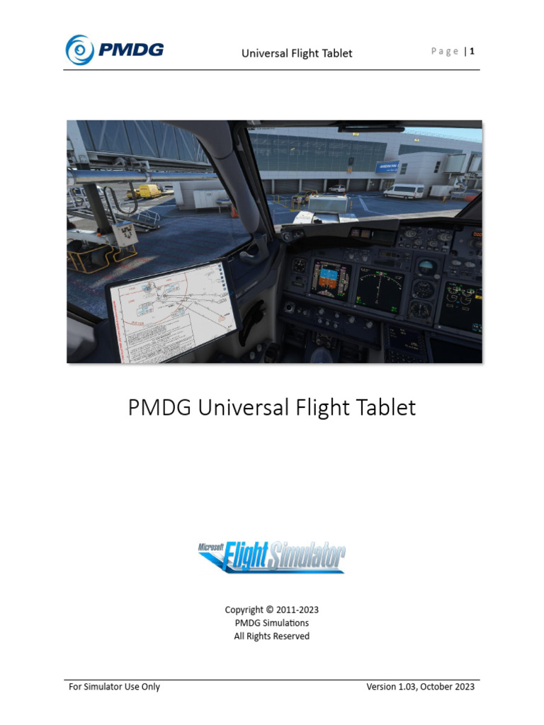 PMDG Tablet Introduction | PDF