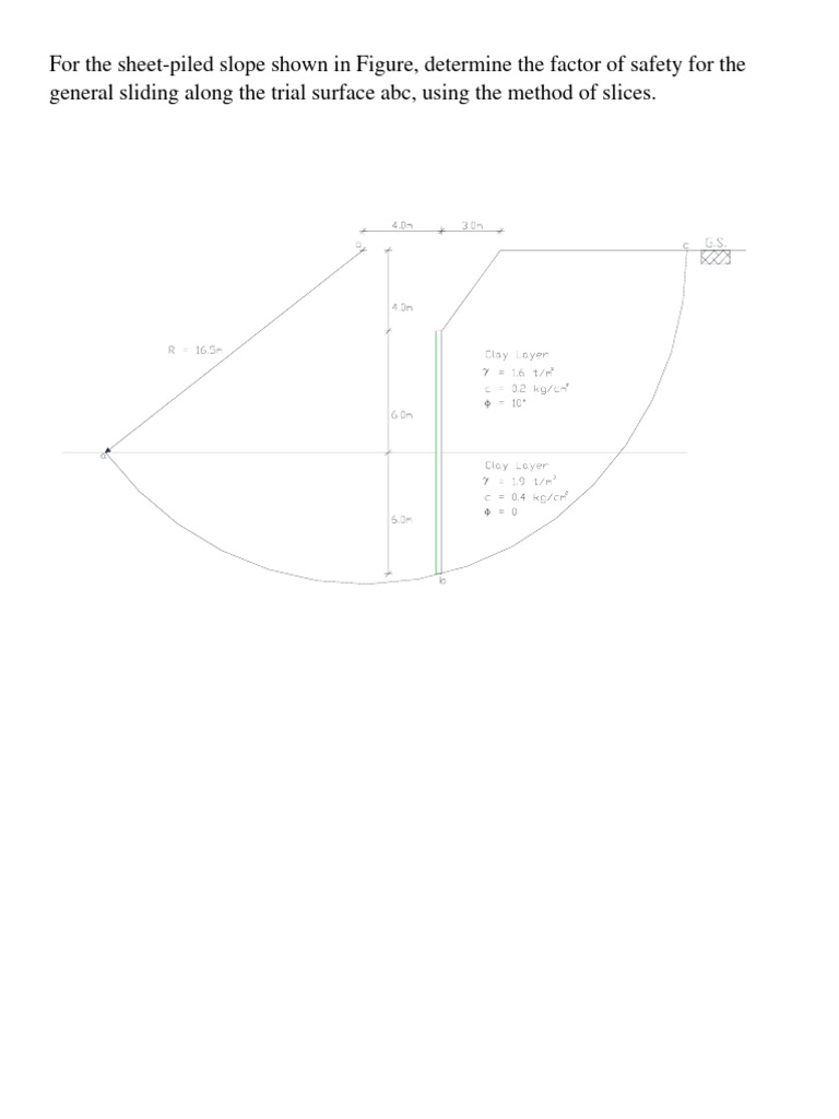 Solved Example Using Ordinary Method of Slices | PDF | Technology & Engineering