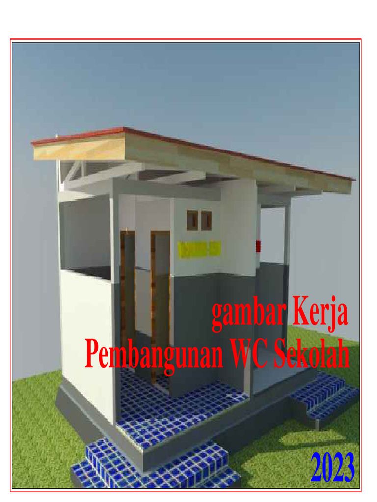 RAB Pembangunan WC Sekolah 2023 | PDF