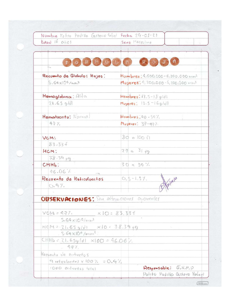 Formula Roja - 4ALCV - Polito - Padilla - Gustavo - Rafael | PDF