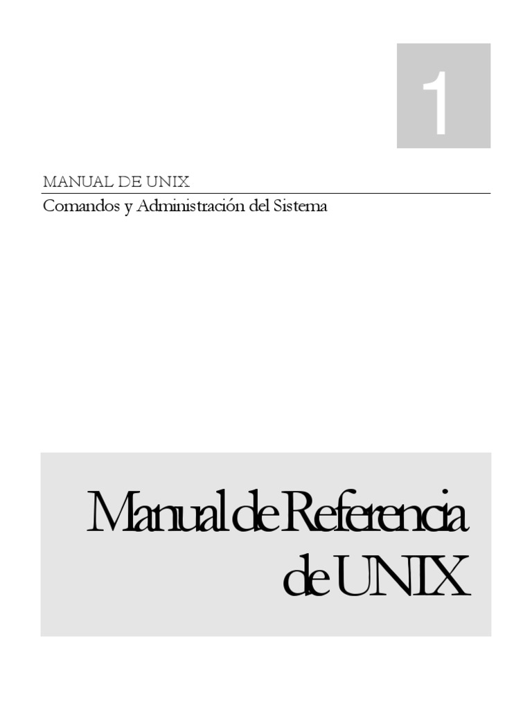 Manual de UNIX Completo | PDF | Unix | Distribución de software de Berkeley