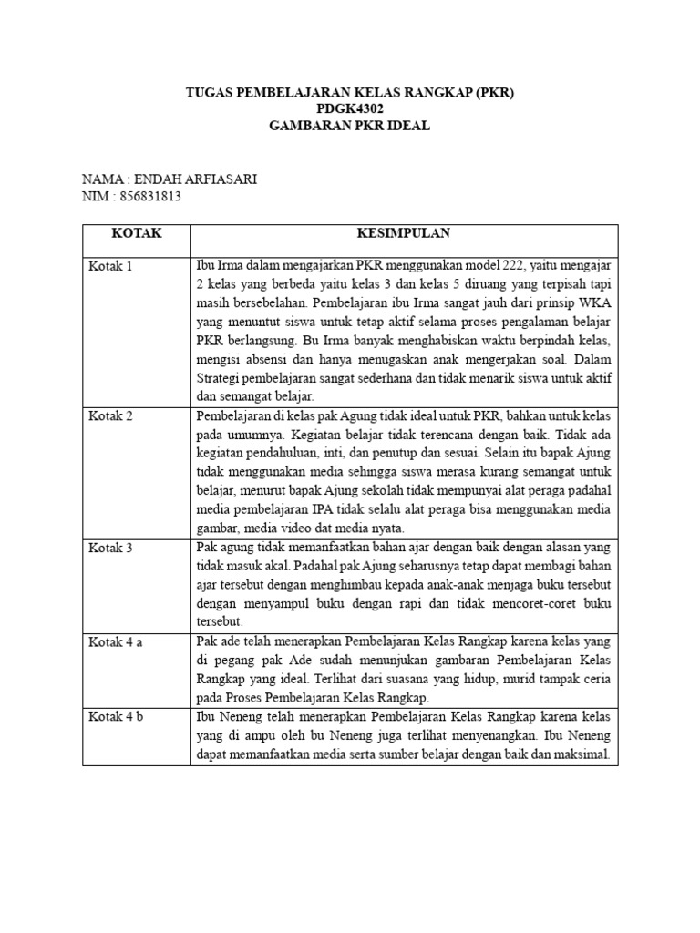 Tugas RPP Dan Modul | PDF