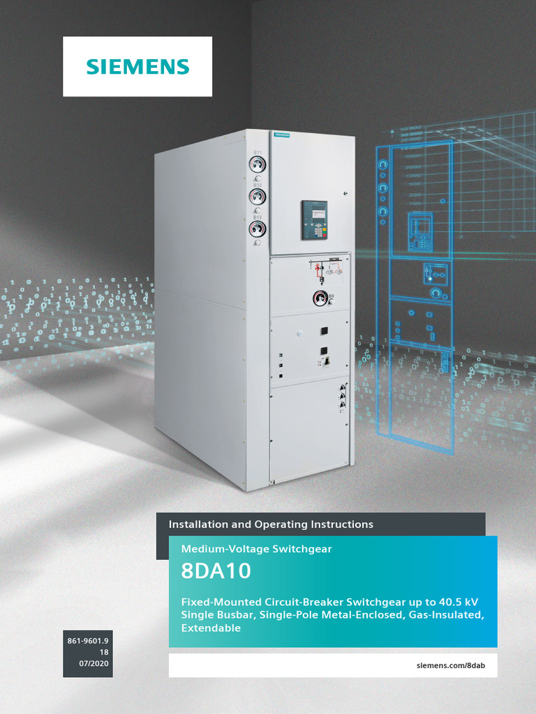 Installation and Commissioning Manual - 8DA10-July2020-Rev.18 Issue ...