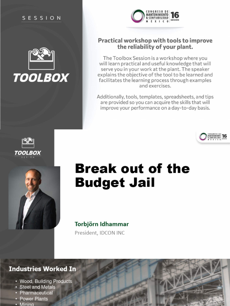 Tor Idhammar Como Vender Mantenimiento A La Alta Gerencia - Final | PDF | Reliability ...