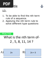 nth Term Sequences Workout Guide | PDF | Mathematics | Mathematical ...