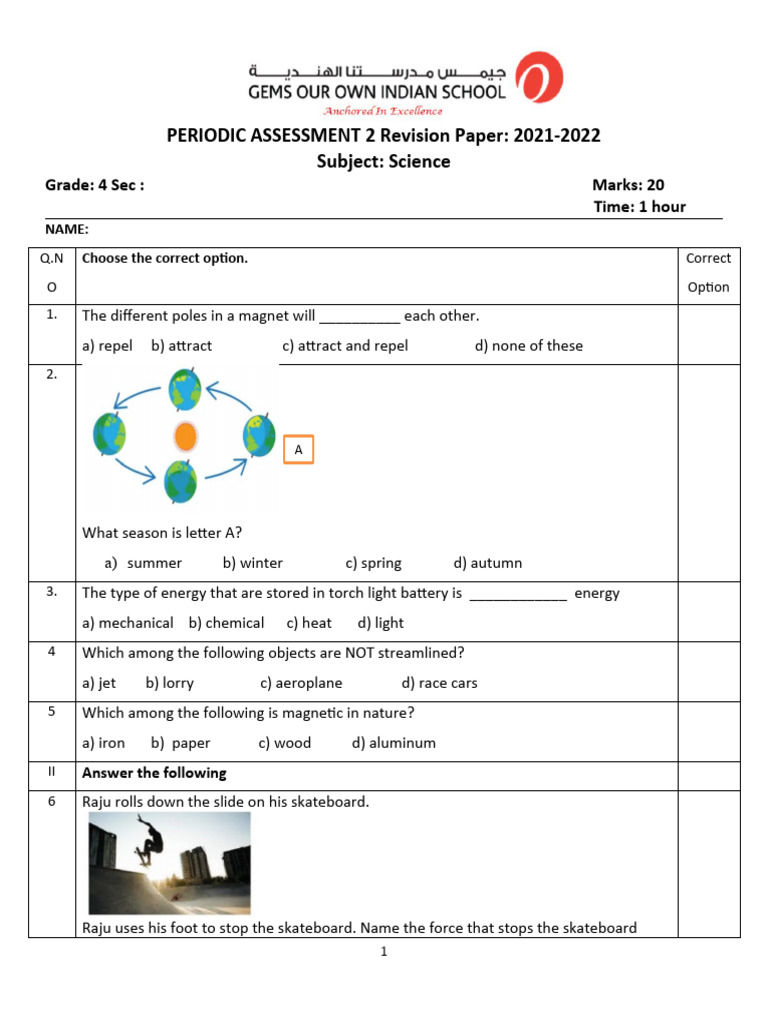 PA 2 Revision Paper | PDF