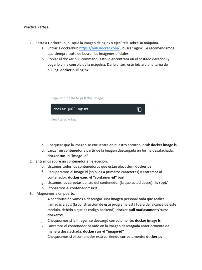 Practica Docker Repaso | PDF | Ingeniería de software | Contenido libre Practica Docker Repaso | PDF | Ingeniería de software | Contenido libre