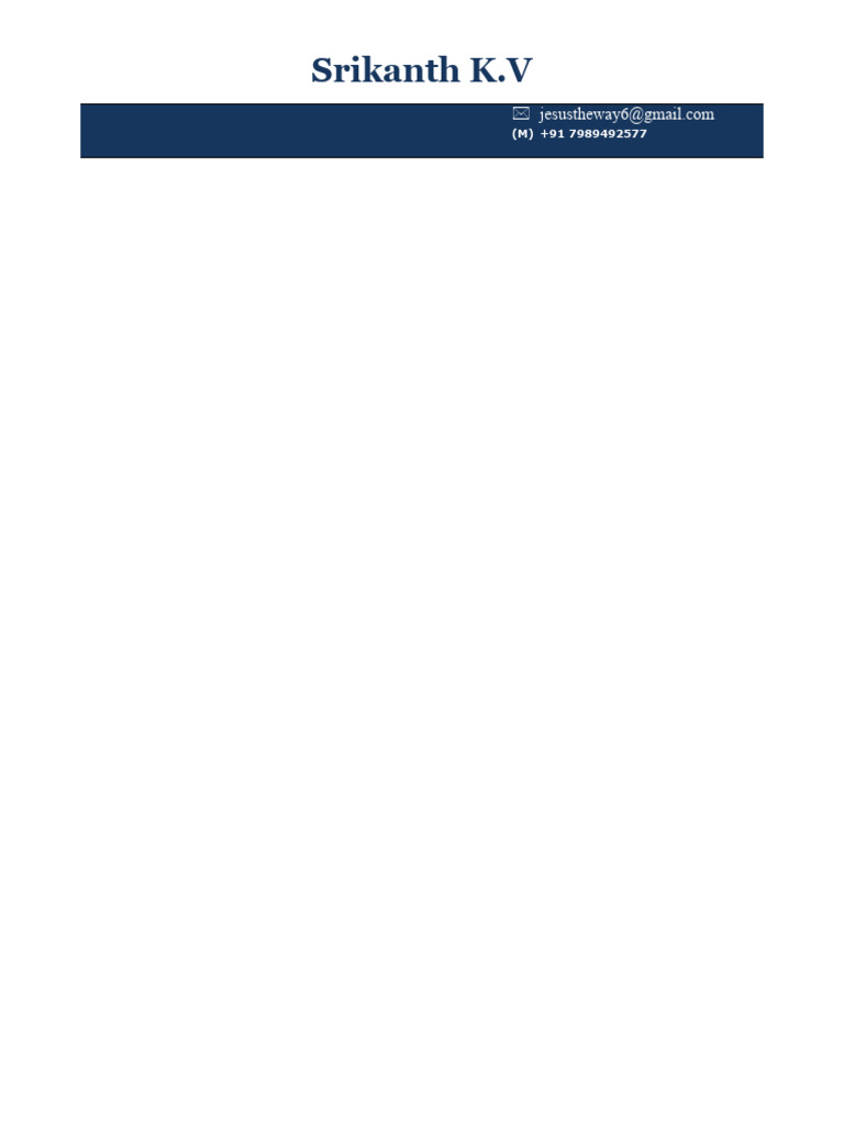 Srikanth Devops Resume | PDF | Amazon Web Services | Computer Science